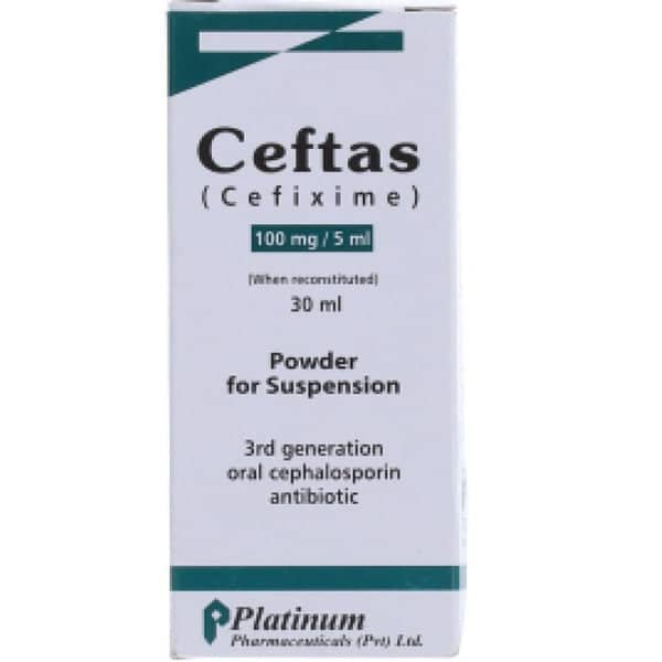 Ceftas 100mg Syrup - medimart