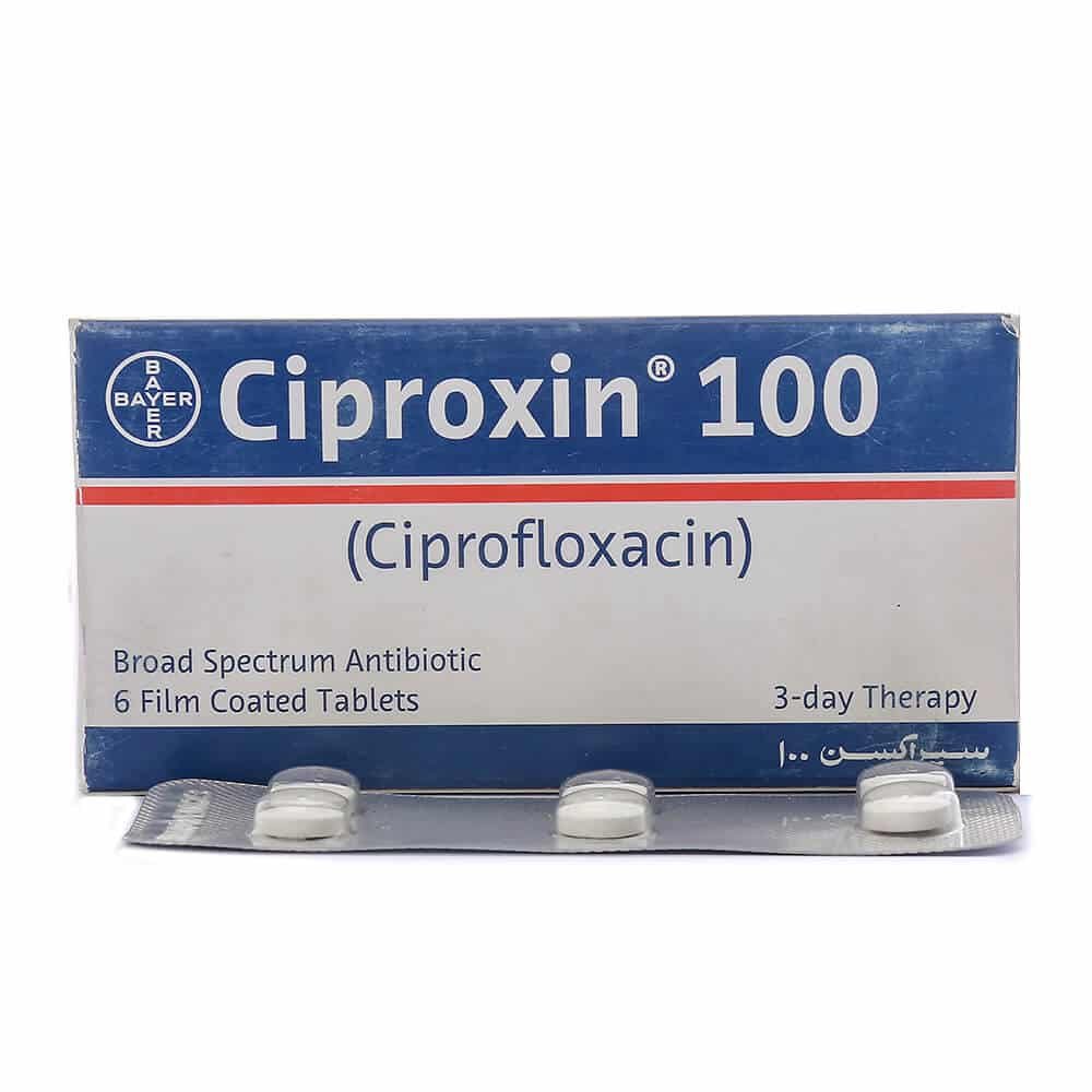 Ciproxin Tablets 100Mg - medimart