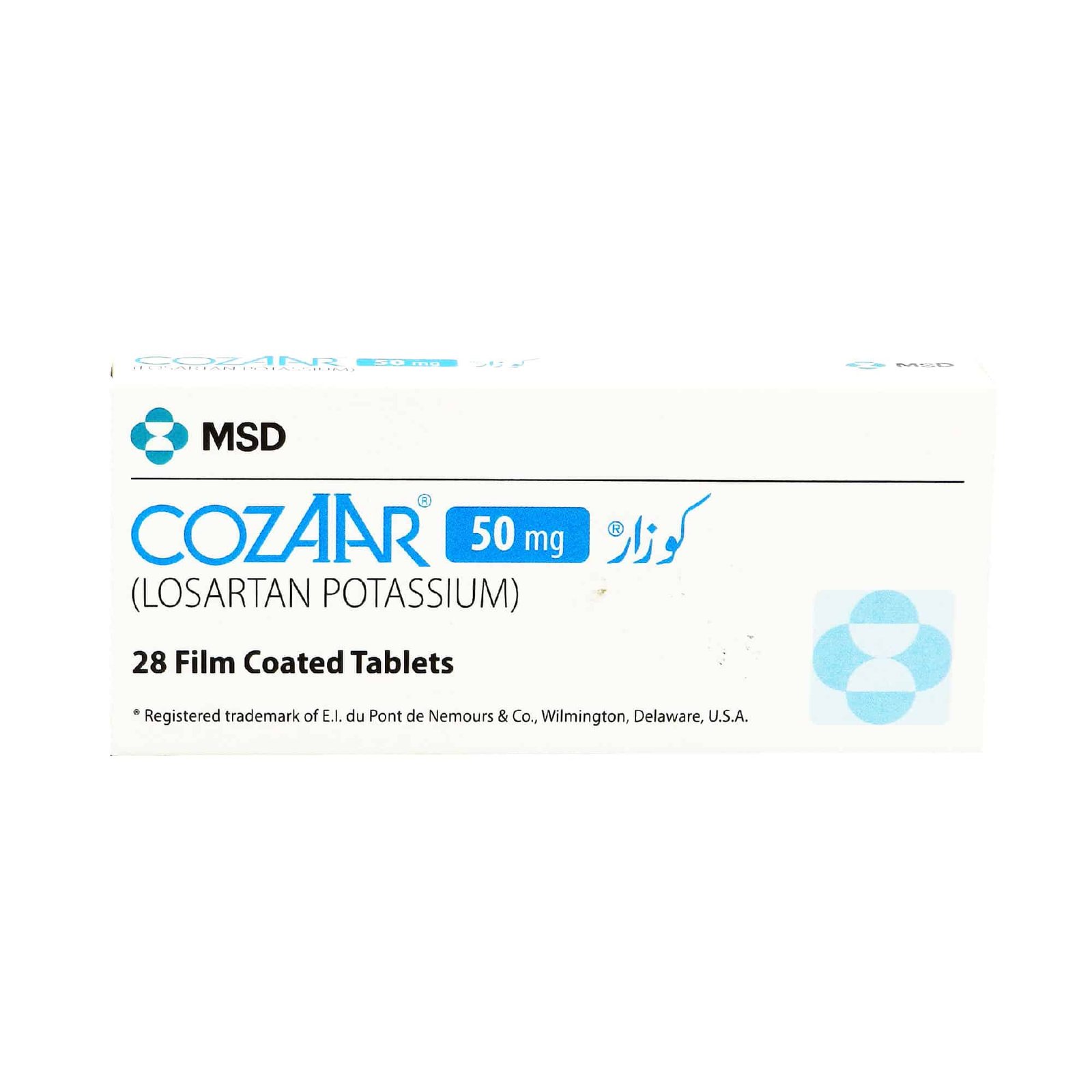 Cozaar 50Mg Tablets (28S) - medimart.pk