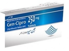 Gen Cipro 250mg Tablet - medimart