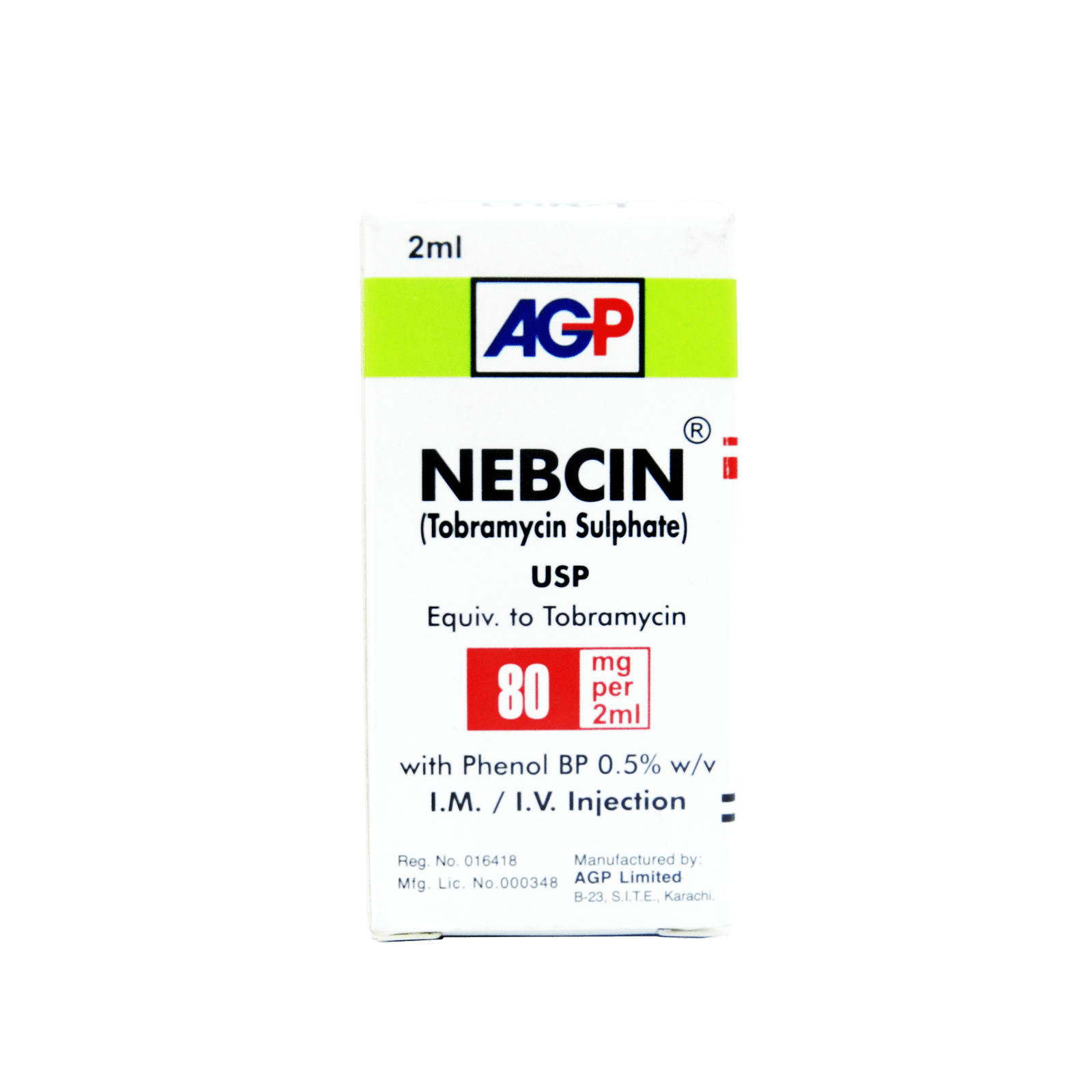 Nebcin 80mg Injection - medimart.pk