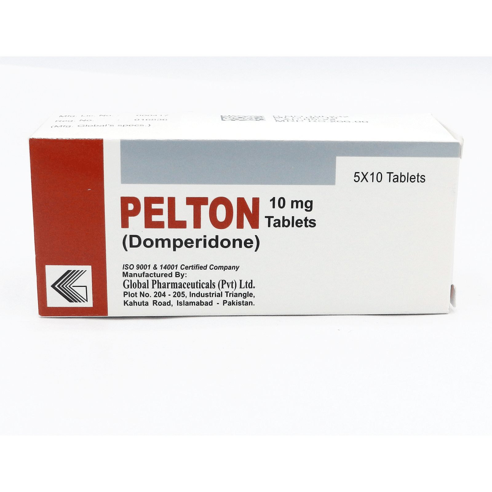 Pelton 10Mg Tablets - medimart.pk