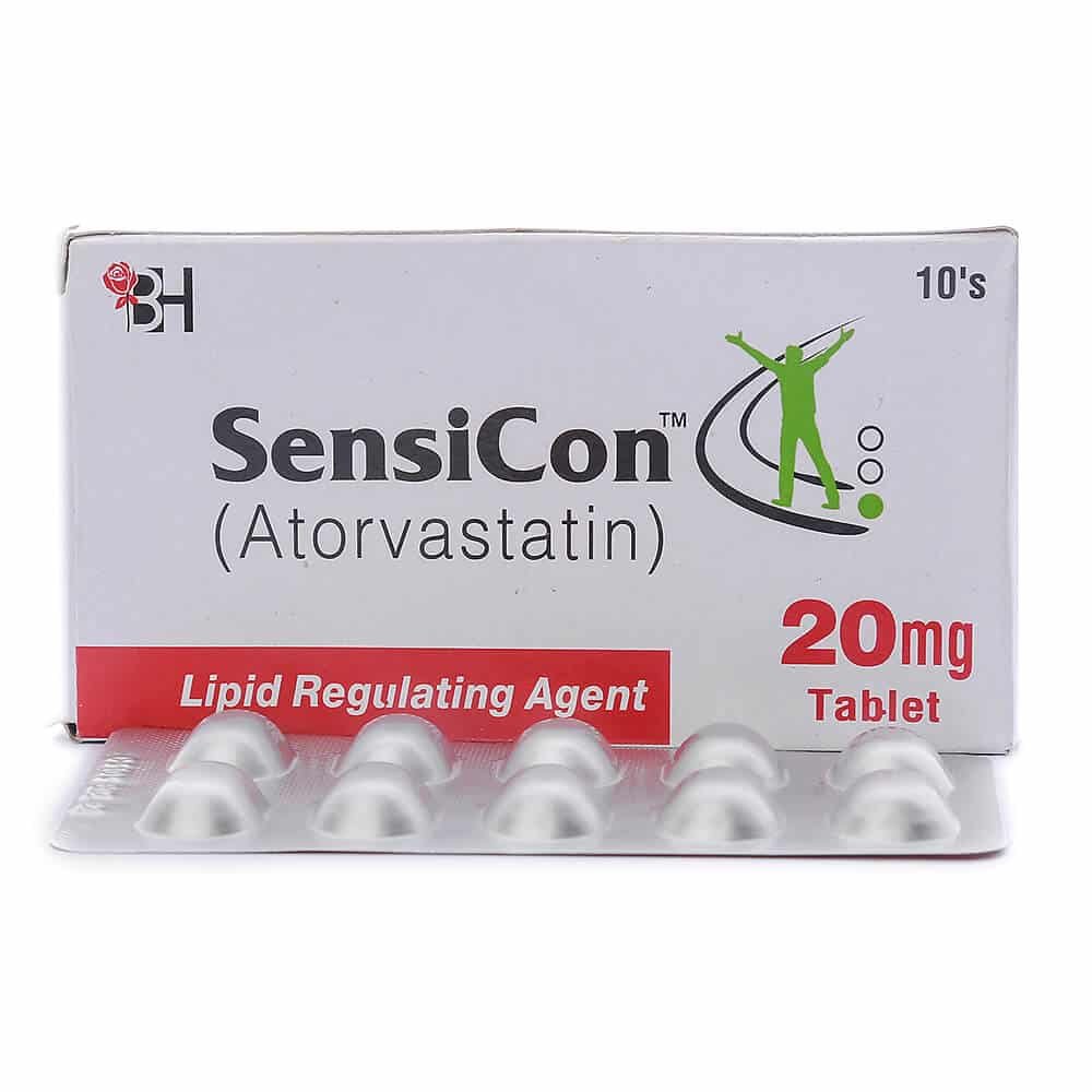 Sensicon 20mg Tablet - medimart
