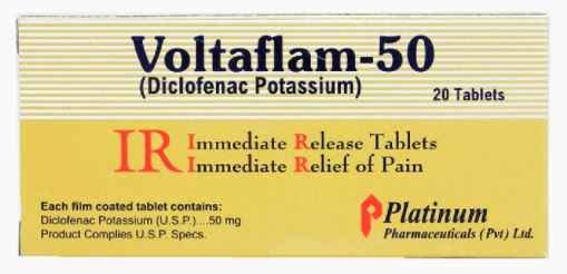 Voltaflam 50mg Tablet - medimart.pk