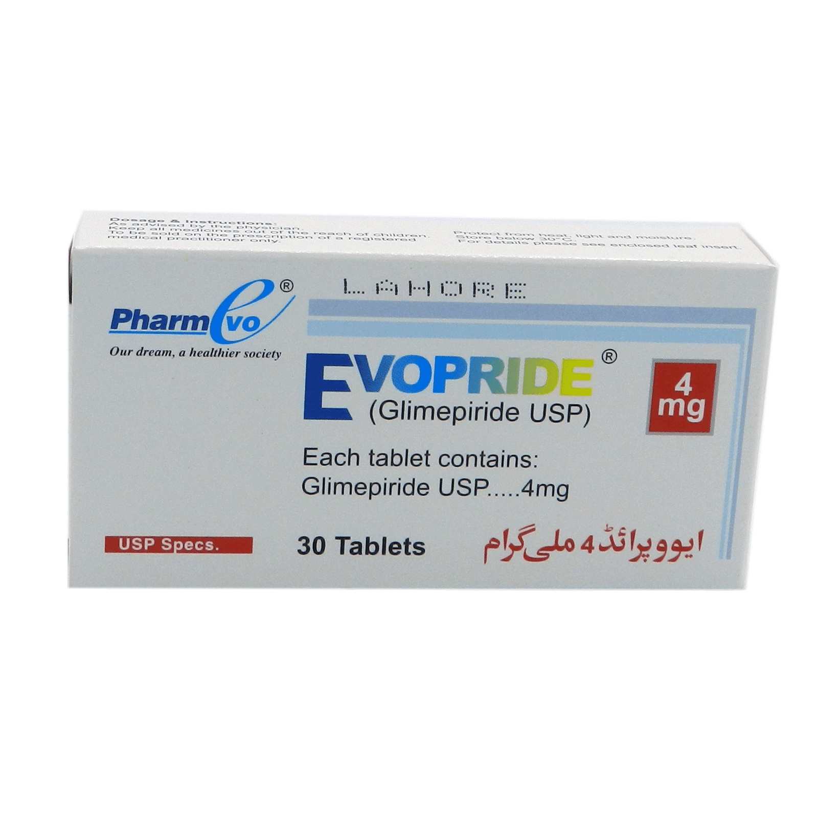 Evopride Tablets 4Mg - medimart.pk