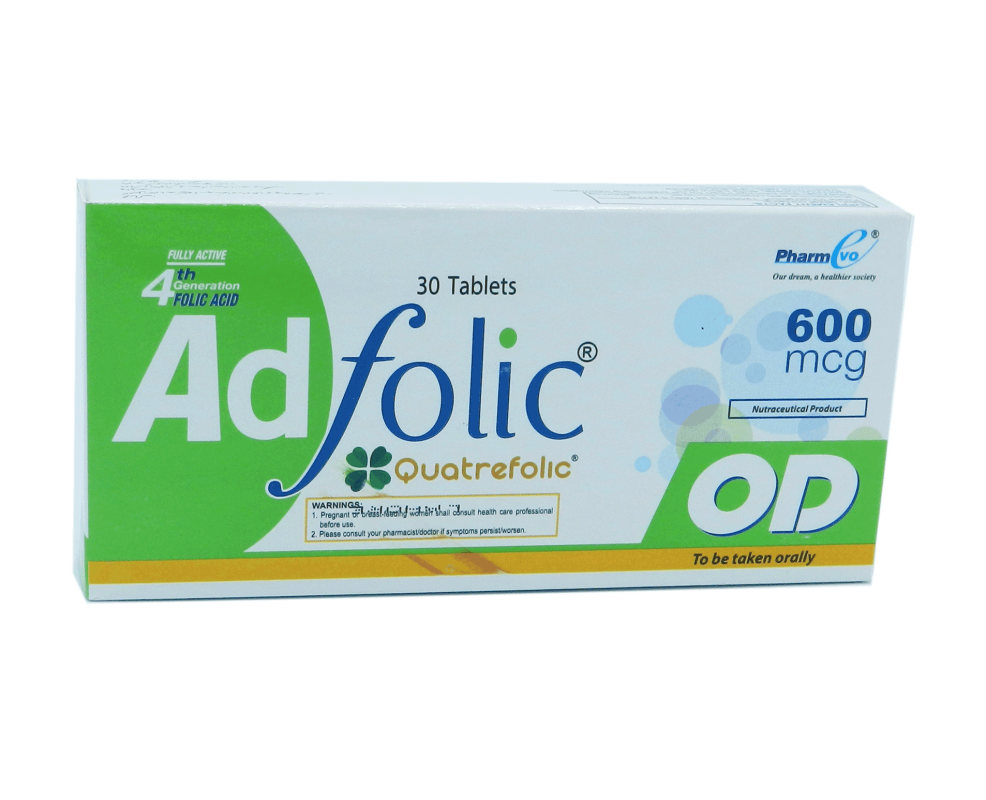 Ad Folic OD 600mcg Tablet - medimart.pk