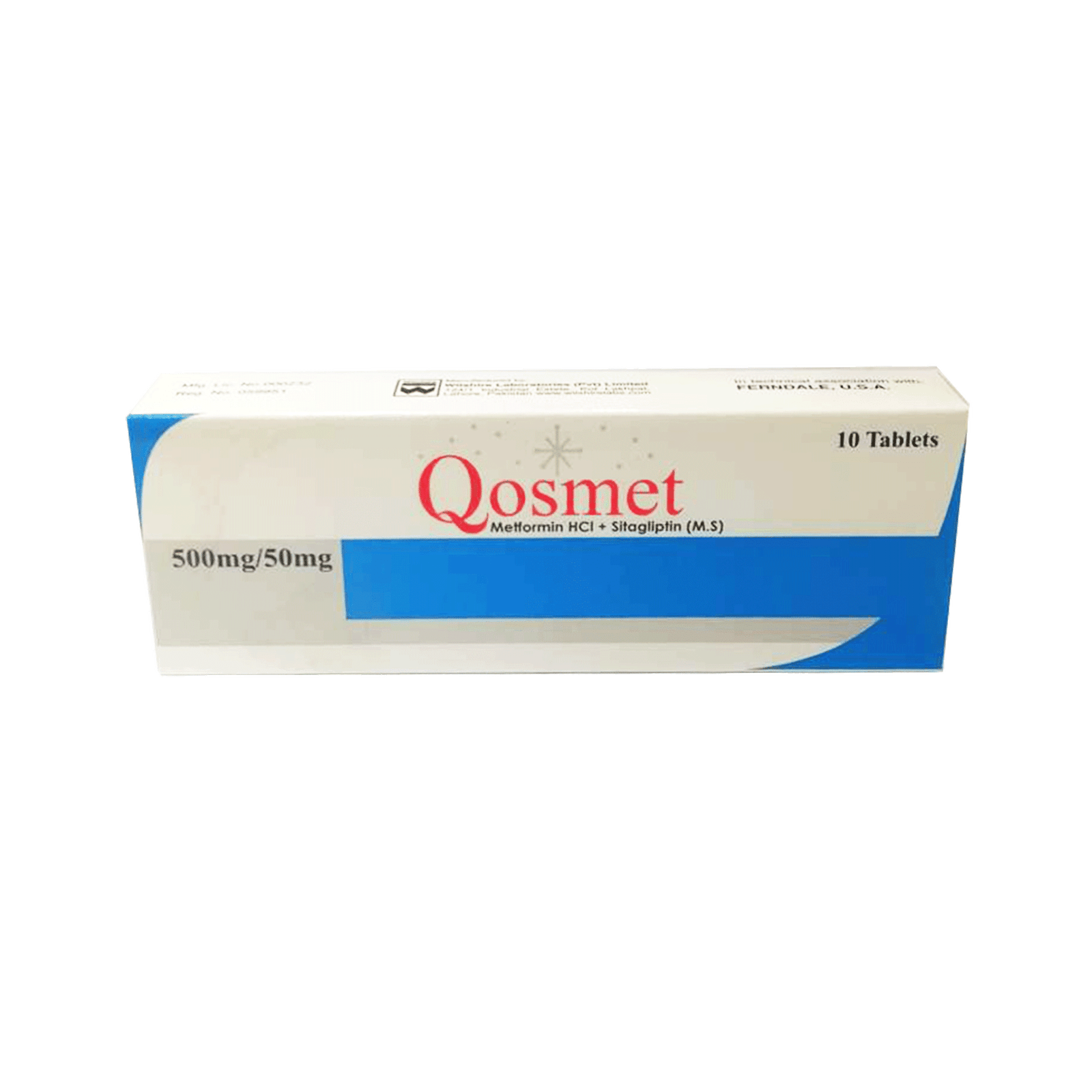 Qosmet 50/500 Tablets - medimart.pk
