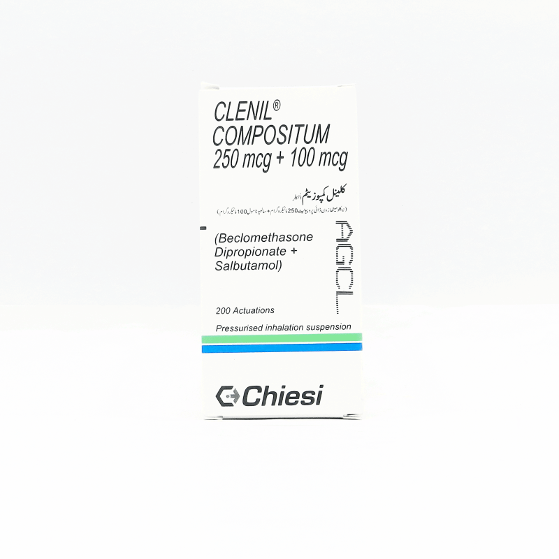 CLENIL COMPOSITUM INHALER 250/100MG - medimart.pk