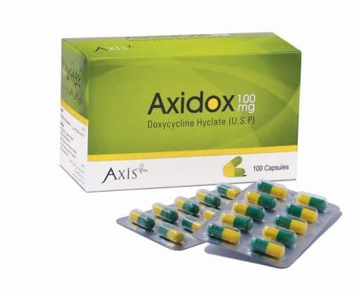 Axidox 100Mg Capsules - medimart