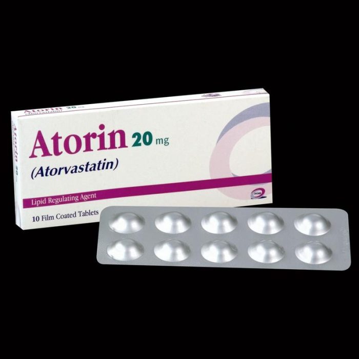 Atorin 20mg Tablet - medimart