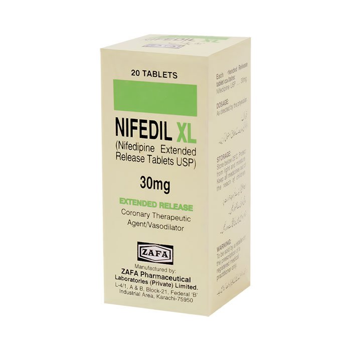 Nifedil Tablets Xl 30Mg - medimart