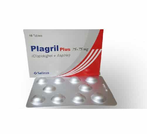 Plagril Plus 75+75Mg Tablets - medimart
