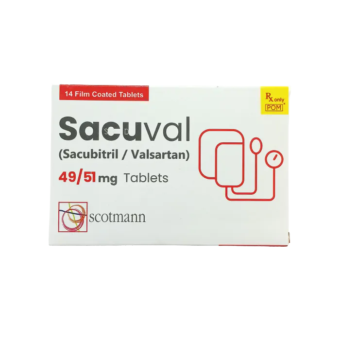 Sacuval 100mg 49/51mg Tablet - medimart.pk