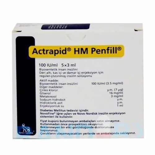 ACTRAPID PENFILL 100IU 1ML - medimart