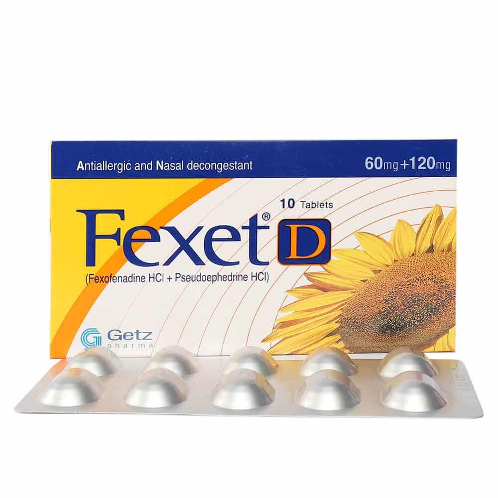 Fexet D Tablets - medimart.pk
