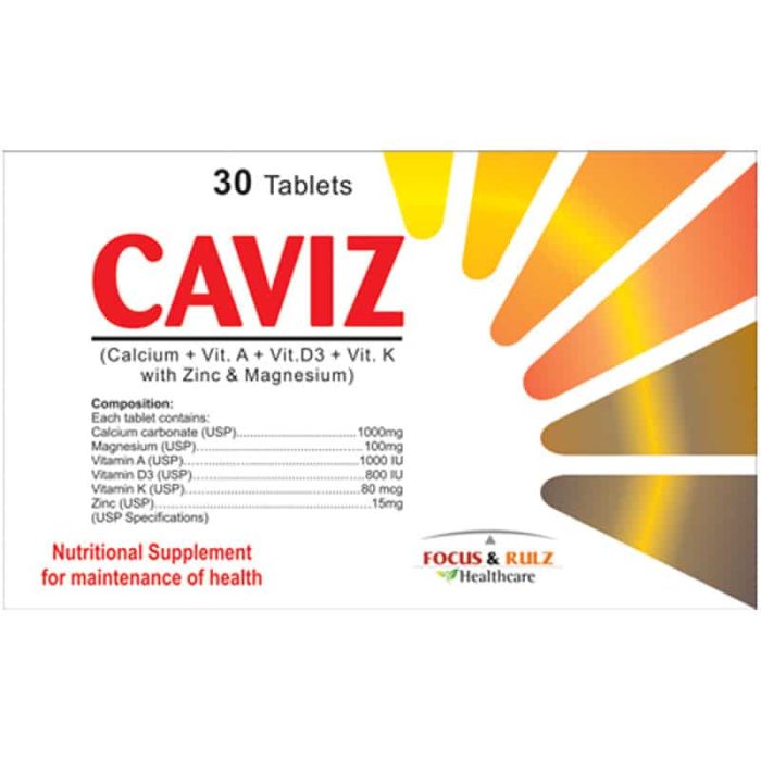 CAVIZ PLUS TABLET - medimart