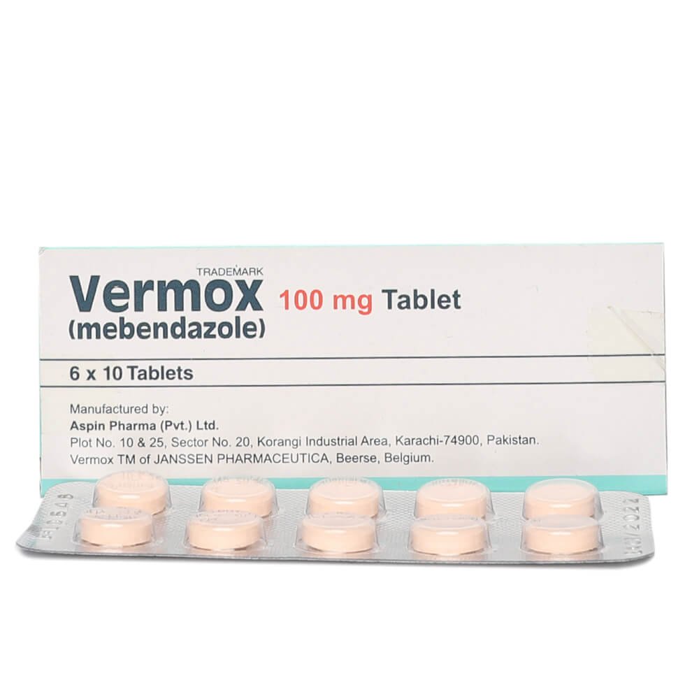 Vermox Tablets 100Mg - medimart.pk